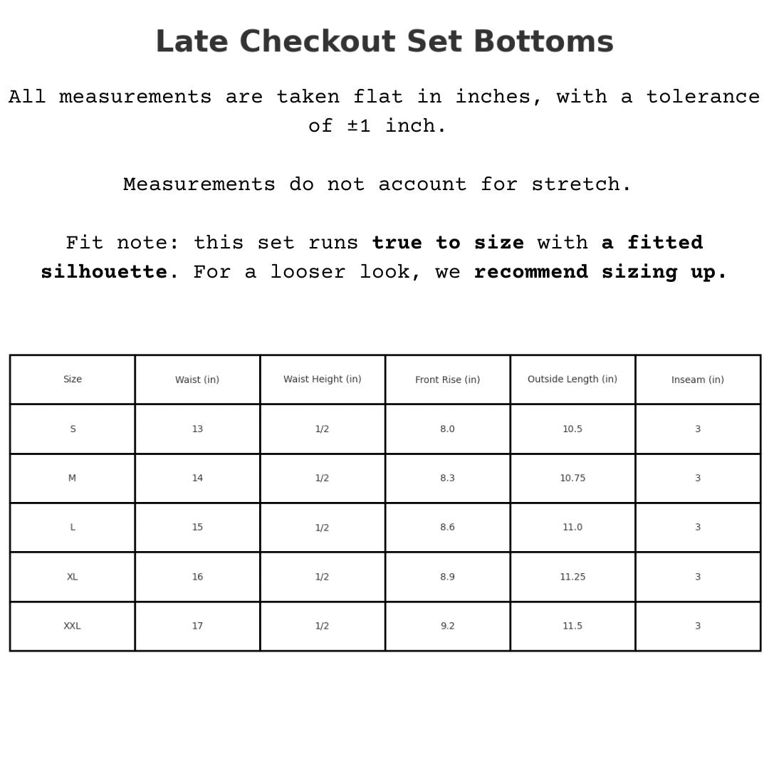 The Late Check Out Set Bottom – Elizabeth Bay