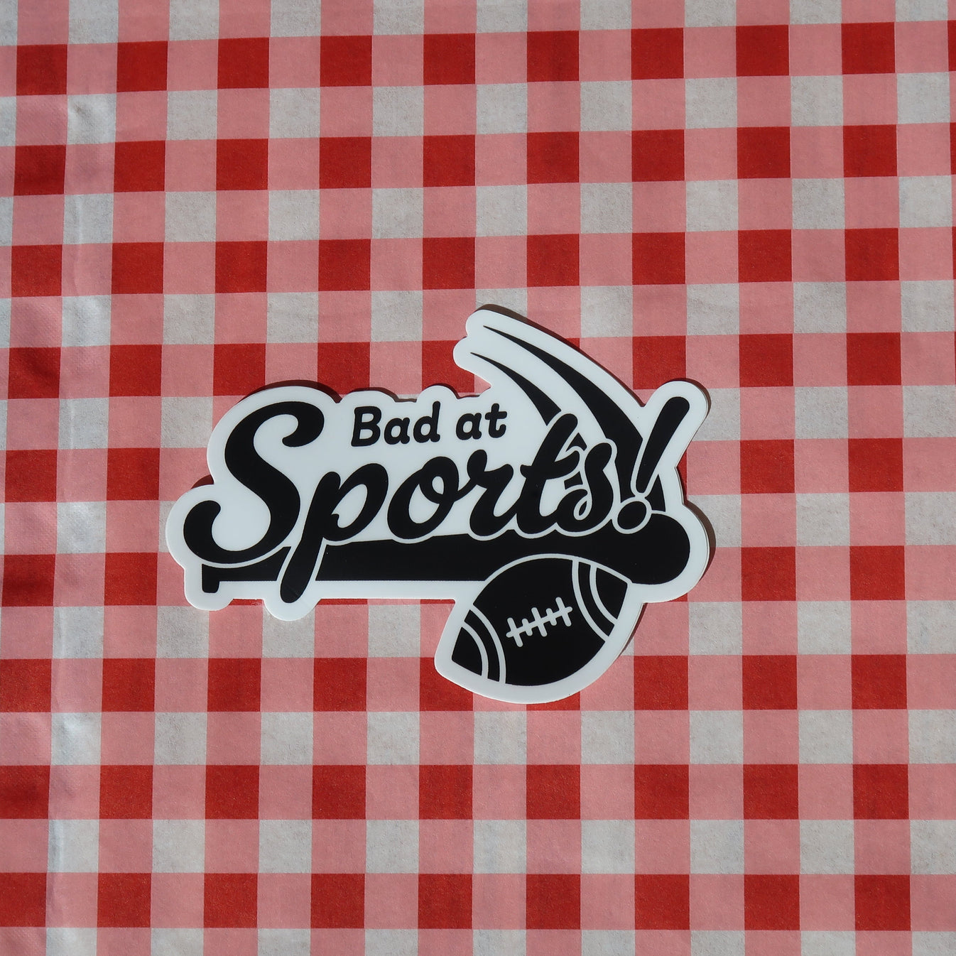 Bad at Sports | Sticker – Elizabeth Bay